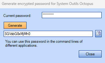 Generate encrypted password - Hide password when running Octopus tools | Doc - Octopus